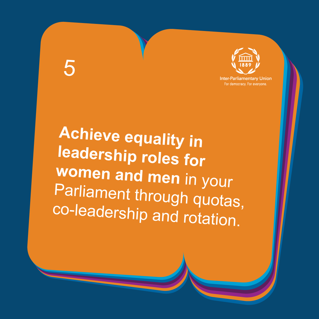 Achieving Gender Equality Action By Action Inter Parliamentary Union